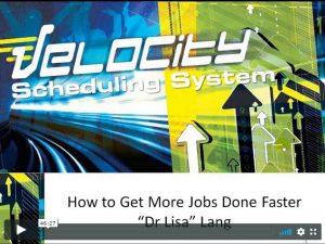 Job Shop Scheduling Webinar » Velocity Scheduling System
